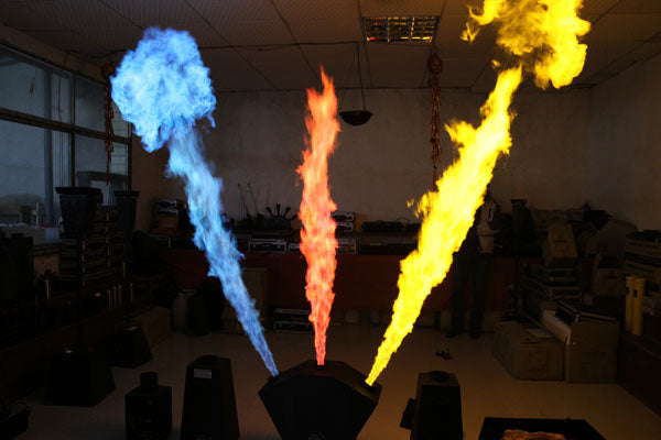 color flame sfx machines